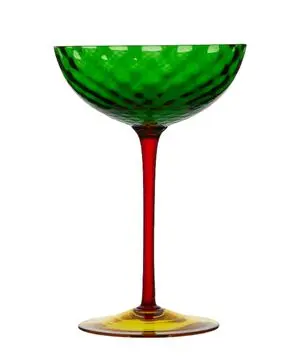 Dolce & Gabbana Murano Champagne Coupe Glass - Green