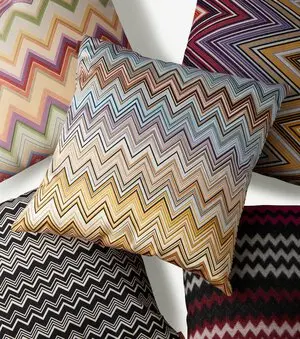 Missoni Jarris Zigzag Cotton Cushion - Multicoloured