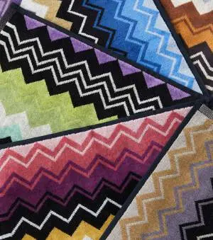 Missoni Giacomo Zigzag Set Of 6 Face Towels - Multicoloured