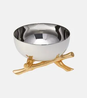 L'Objet Bambou Small Bowl - Metallic