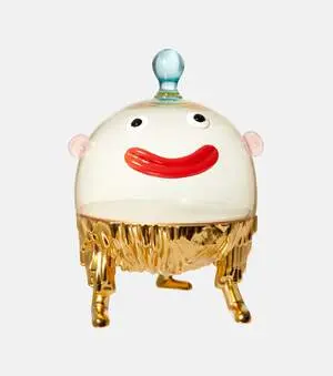 L'Objet Haas Fox Small Cake Stand And Dome - Multicoloured