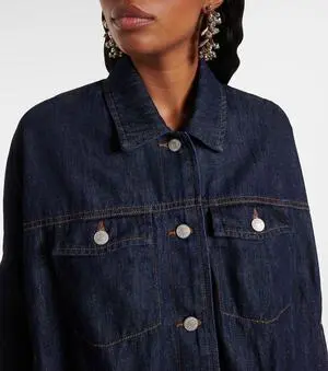Dries Van Noten Denim Trucker Jacket - Blue