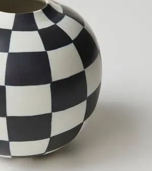 L'Objet Damier Small Vase - Multicoloured