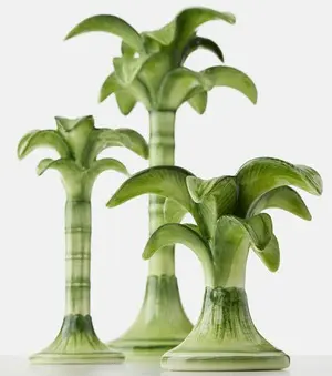 LES-OTTOMANS Palm Small Candle Holder