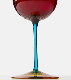 Dolce & Gabbana Murano Wine Glass - Red