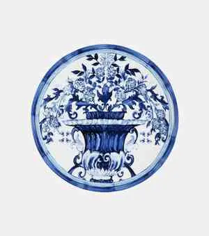 Dolce & Gabbana Dolce&Gabbana Casa Blu Mediterraneo Charger Plate Blue