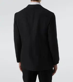 Rubinacci Linen Blazer - Black