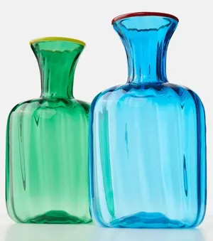 La DoubleJ Glass Carafe - Blue