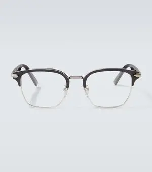 Dior Diorsuito S24u Browline Eyeglasses - Black
