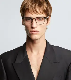 Dior Clubmaster Acetate And Metal Eyeglasses