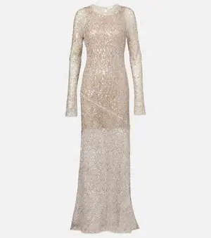 Brunello Cucinelli Sequined Gown