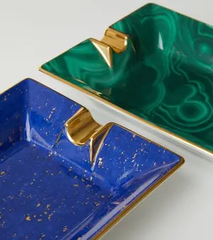 L'Objet Malachite Ashtray
