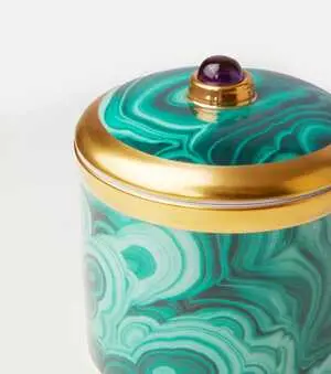 L'Objet Malachite Candle - Green