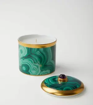 L'Objet Malachite Candle - Green