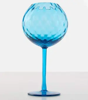 NASONMORETTI Red Wine Glass - Blue