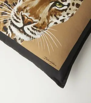 Dolce & Gabbana Leopardo Small Canvas Cushion