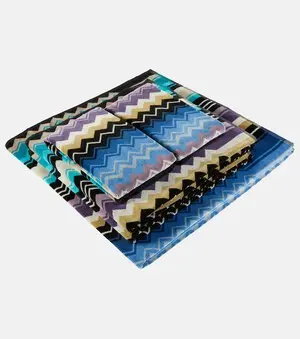 Missoni Giacomo Set Of 5 Towels Blue