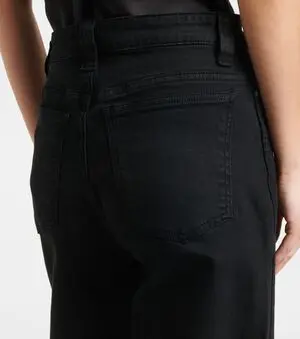 Khaite Dane High-rise Wide-leg Jeans - Blue