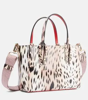 CHRISTIAN LOUBOUTIN Cabata Mini Leopard-print Tote