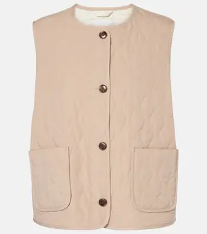 Varley Karla Quilted Twill Vest