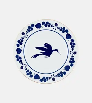La DoubleJ Wildbird Charger Plate - Blue