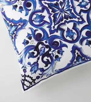 Dolce & Gabbana Medium Printed Canvas Cushion - Multicoloured
