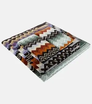 Missoni Giacomo Zigzag Set Of 5 Towels - Multicoloured