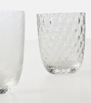 NASONMORETTI Idra Set Of 6 Glasses - White