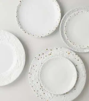 L'Objet Haas Mojave Charger Plate - White