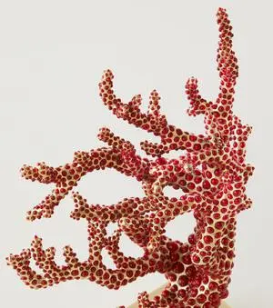 L'Objet Coral Gold-plated Bookend
