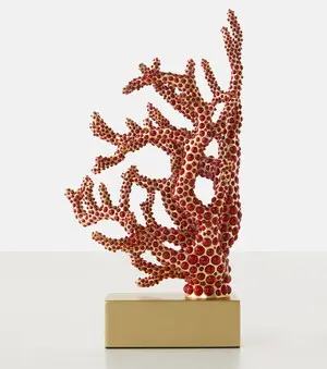 L'Objet Coral Gold-plated Bookend