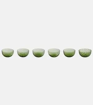NASONMORETTI Idra Set Of 6 Cups Green