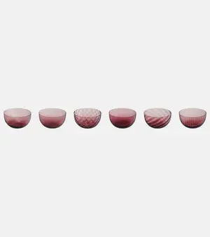 NASONMORETTI Idra Set Of 6 Cups - Purple