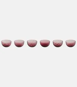 NASONMORETTI Idra Set Of 6 Cups - Purple