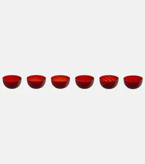 NASONMORETTI Idra Set Of 6 Cups Red