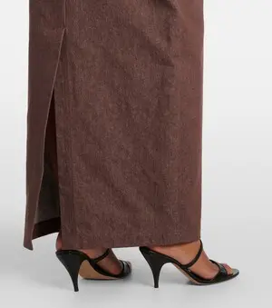 Max Mara Pianosa Maxi Skirt - Brown