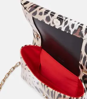 CHRISTIAN LOUBOUTIN Loubi54 Printed Leather Clutch