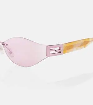 Fendi Baguette Cat-eye Sunglasses - Pink