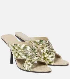 Burberry Open Toe Shoes For Women