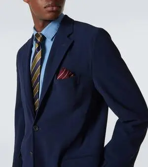 Rubinacci Striped Single-breasted Wool Blazer