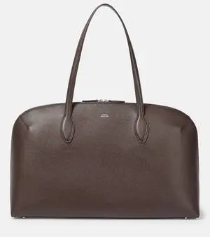 TOTEME Leather Tote Bag - Brown