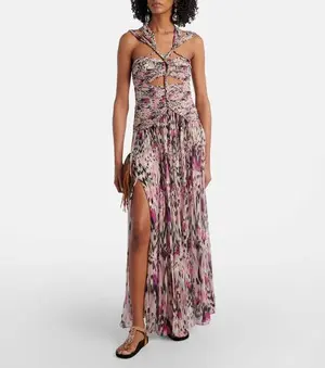 Isabel Marant Étoile Enore Embroidered Suede Sandals