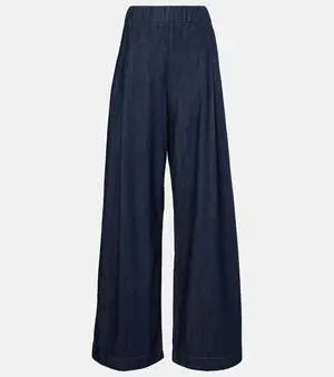 Dries Van Noten High-rise Wide-leg Jeans - Blue