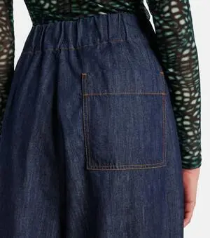 Dries Van Noten High-rise Wide-leg Jeans - Blue