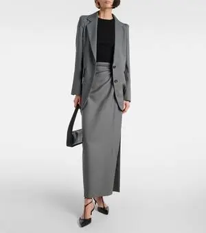 Max Mara Ebridi Wool, Mohair, And Silk Blazer
