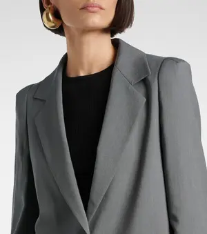 Max Mara Ebridi Wool, Mohair, And Silk Blazer