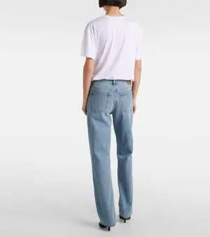 TOTEME Low-rise Straight Jeans - Blue
