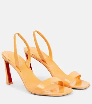 CHRISTIAN LOUBOUTIN Christian Louboutin O Condora 85 Patent Leather Sandals Neutrals