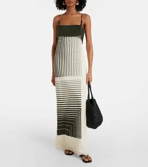 SIR. Leilana Striped Maxi Dress