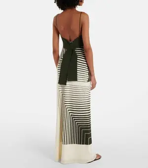 SIR. Leilana Striped Maxi Dress